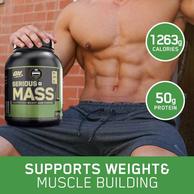 ON (Optimum Nutrition) Serious Mass 6 Lbs - BPR Nutri Supply