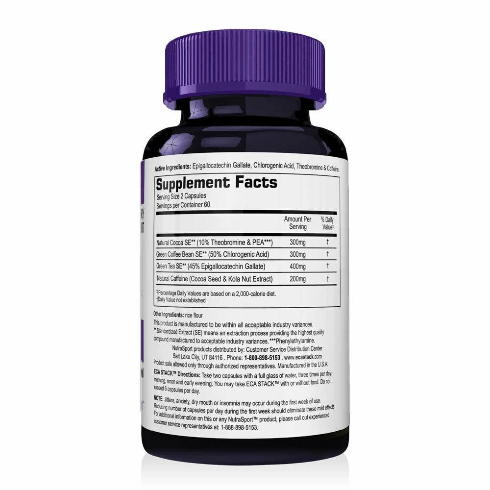 THE PATENTED ECA STACK 120 CAPSULES - BPR Nutri Supply