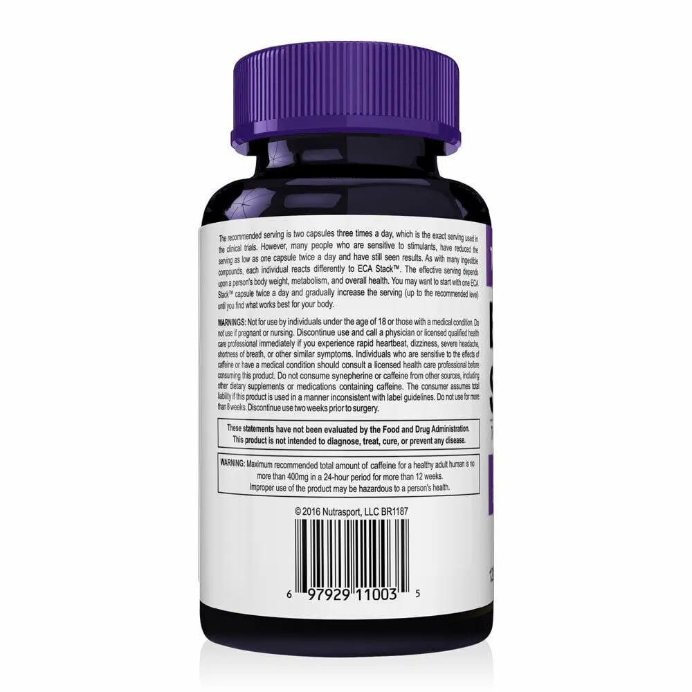 THE PATENTED ECA STACK 120 CAPSULES - BPR Nutri Supply
